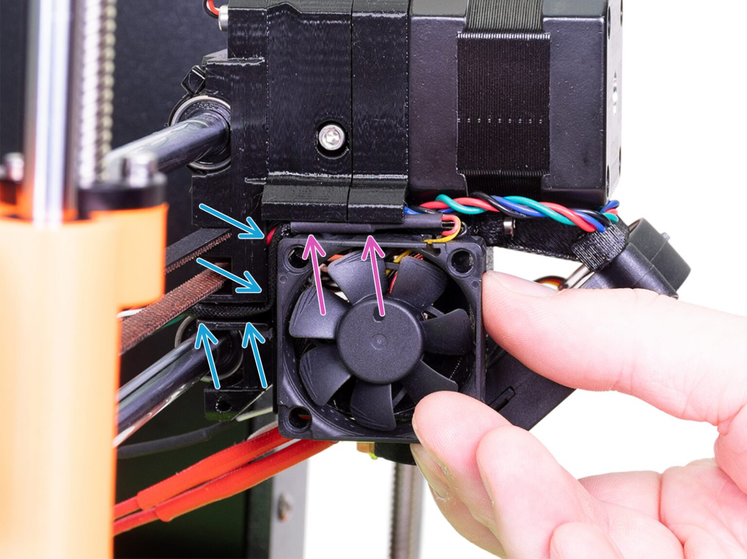 Prusa Knowledge Base | Como reemplazar un sensor IR (MK3S/MK3S+)