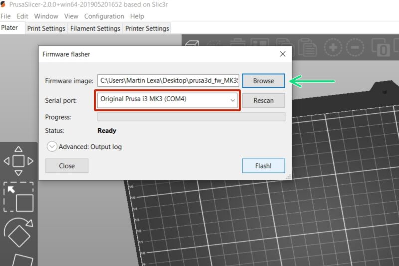 How to update firmware (MK3S+/MK3S/MK3) | Prusa Knowledge Base