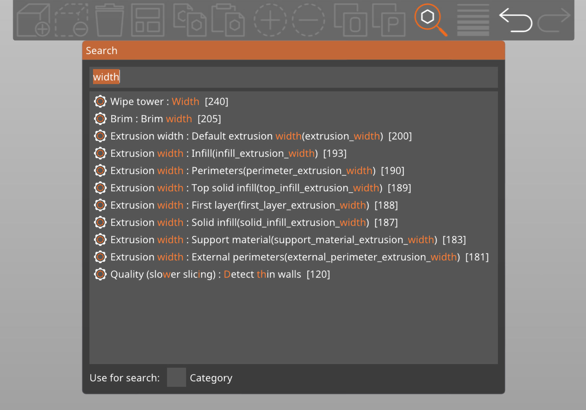 Search function | Prusa Knowledge Base