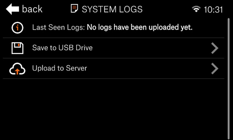 Saving log file (SL1/SL1S) | Prusa Knowledge Base