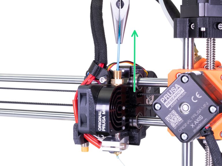 Cold pull (MINI) | Prusa Knowledge Base