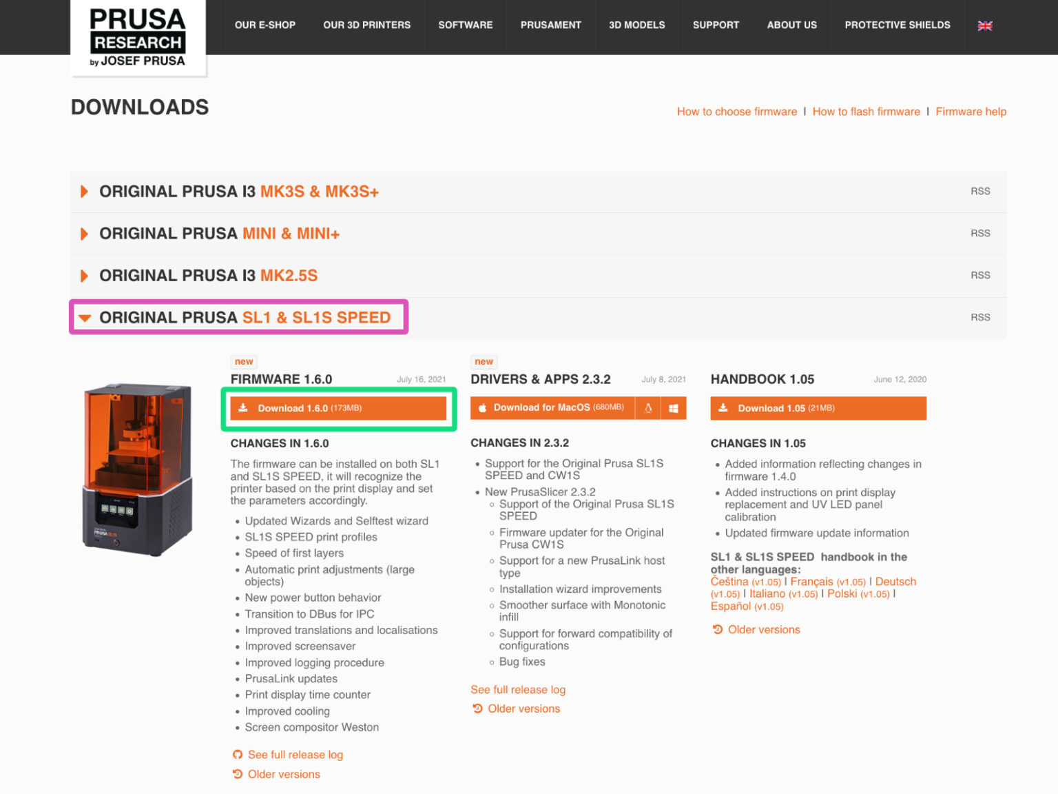 4. Firmware upgrading | Prusa Knowledge Base