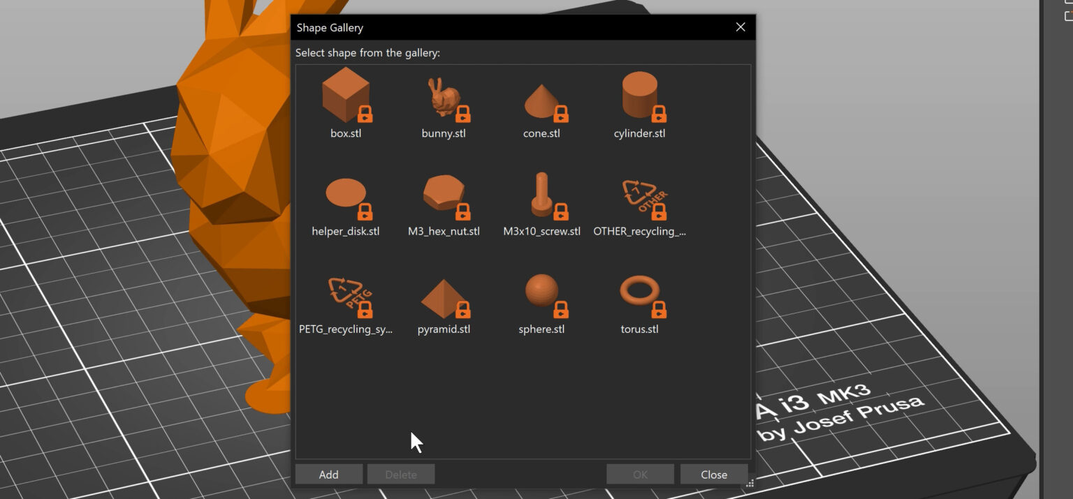 Shape Gallery | Prusa Knowledge Base
