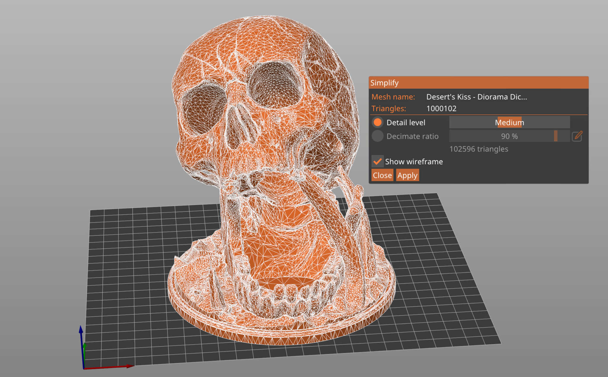 Simplify mesh | Prusa Knowledge Base