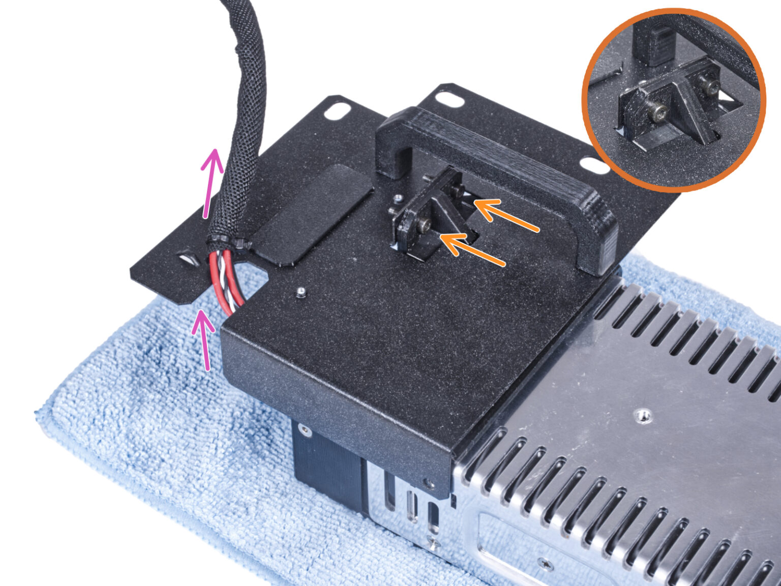 4C. Installing the printer (MK3S+ Silver PSU) | Prusa Knowledge Base