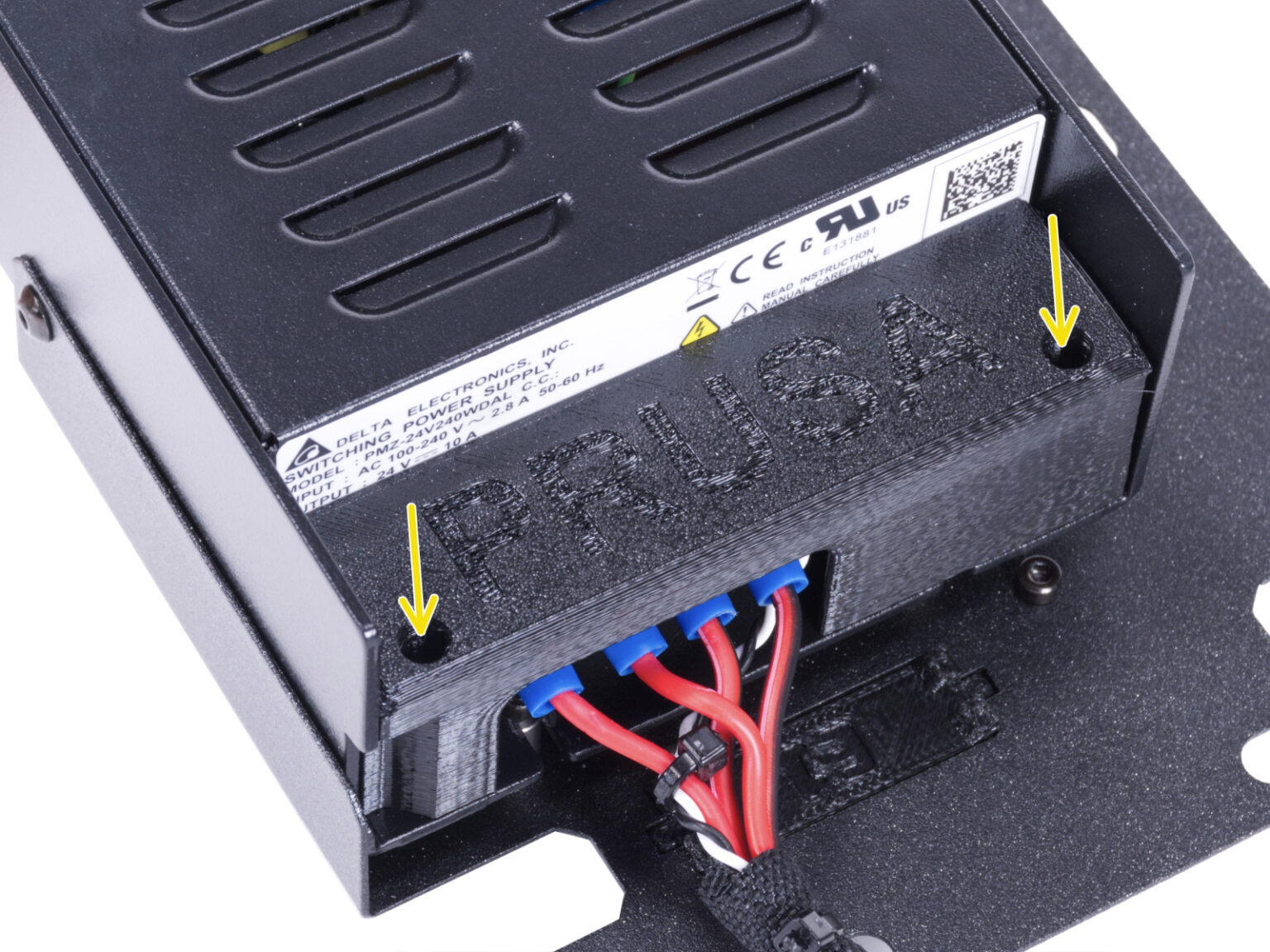 4B. Installing the printer (MK3S+ Black PSU) | Prusa Knowledge Base