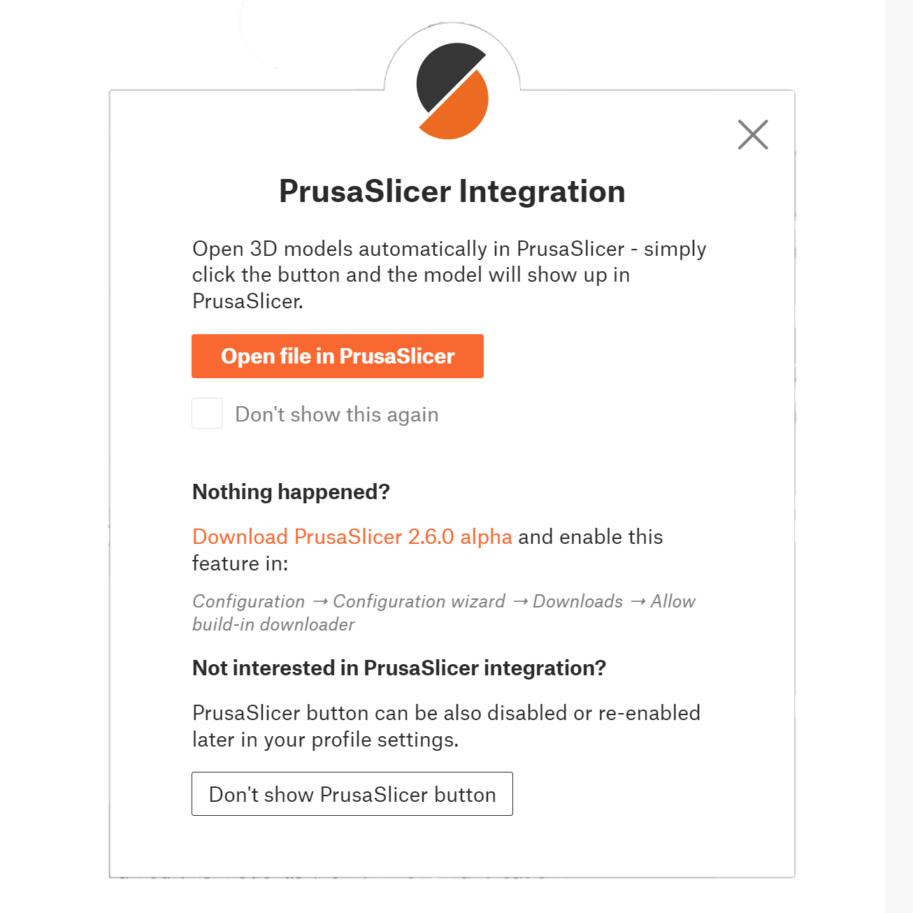 Other (PrusaSlicer) | Prusa Knowledge Base