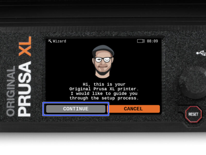 4. First run | Prusa Knowledge Base