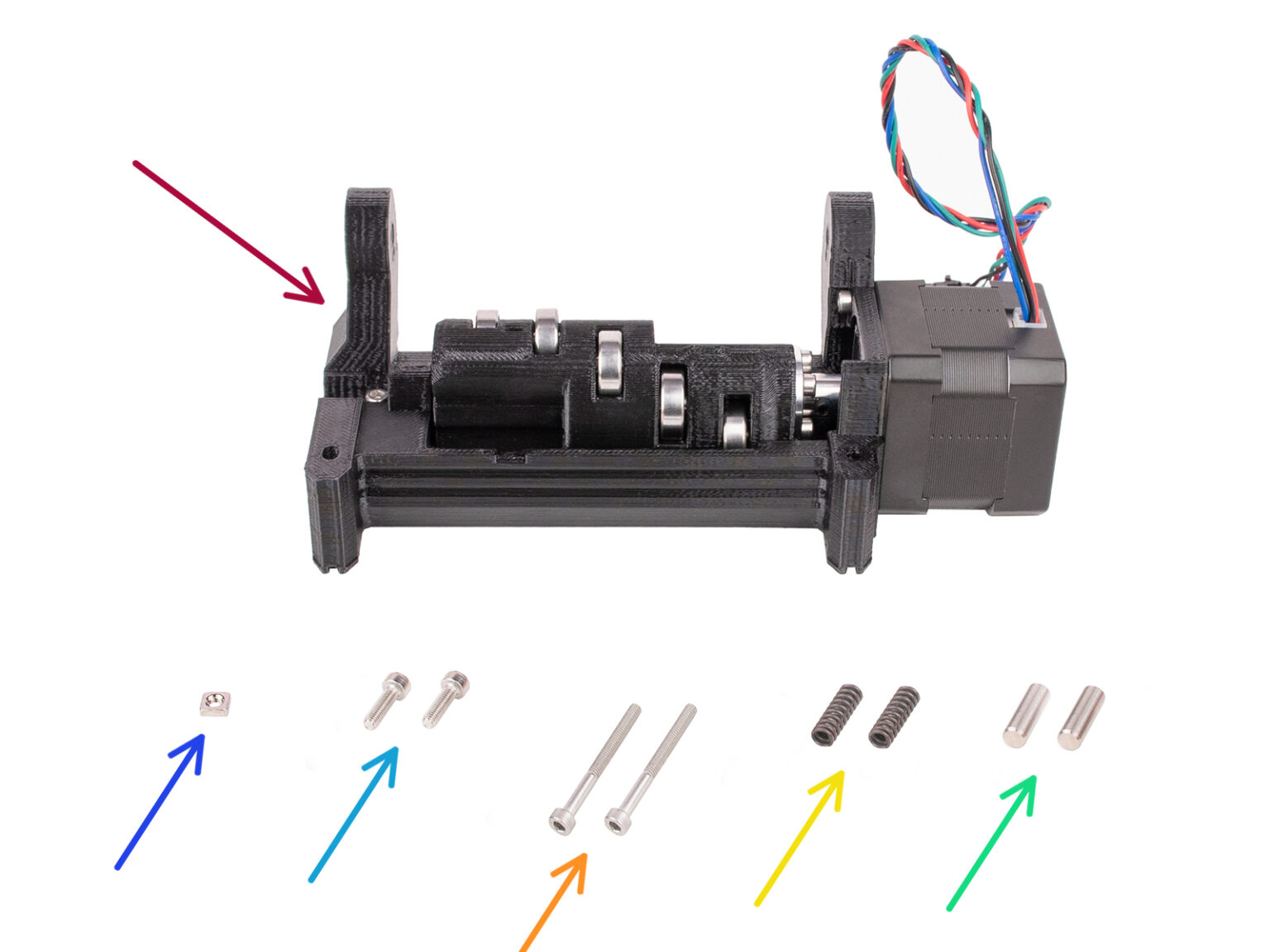 6. Pulley Body Assembly | Prusa Knowledge Base