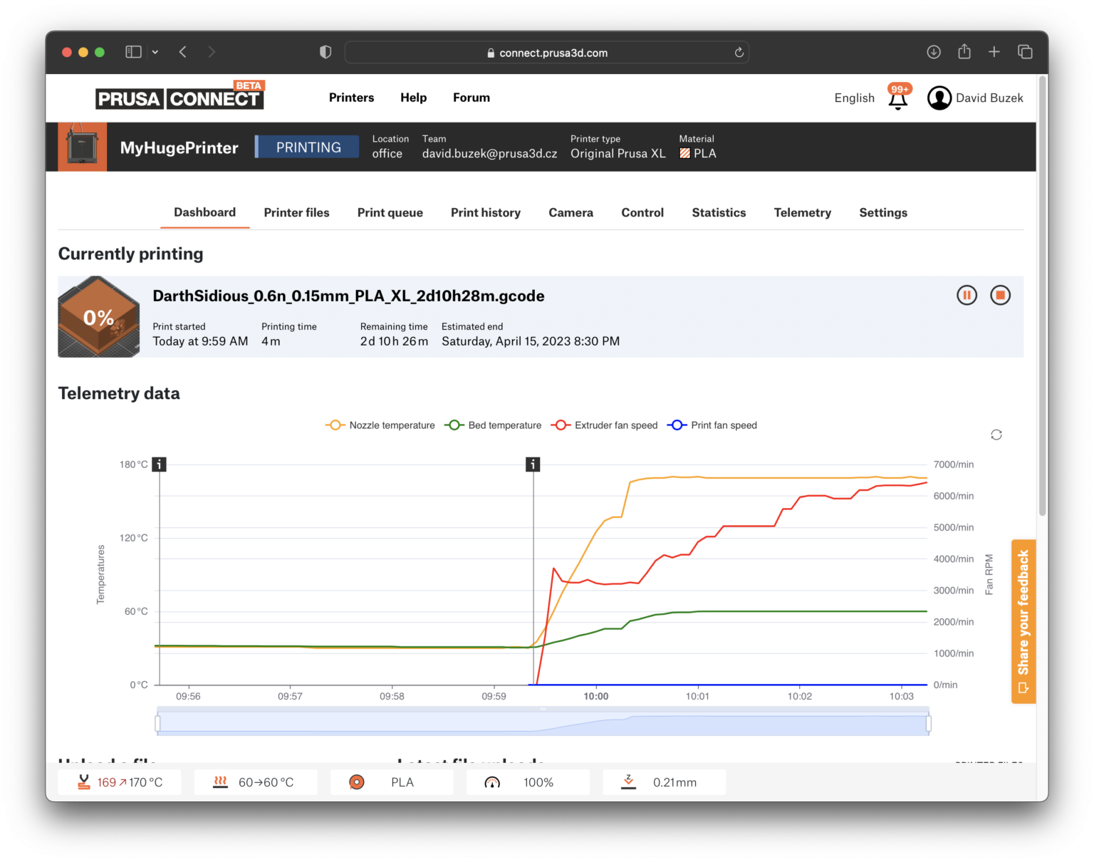 Adding the printer to Prusa Connect (XL firmware up to 4.7.5) | Prusa Knowledge Base