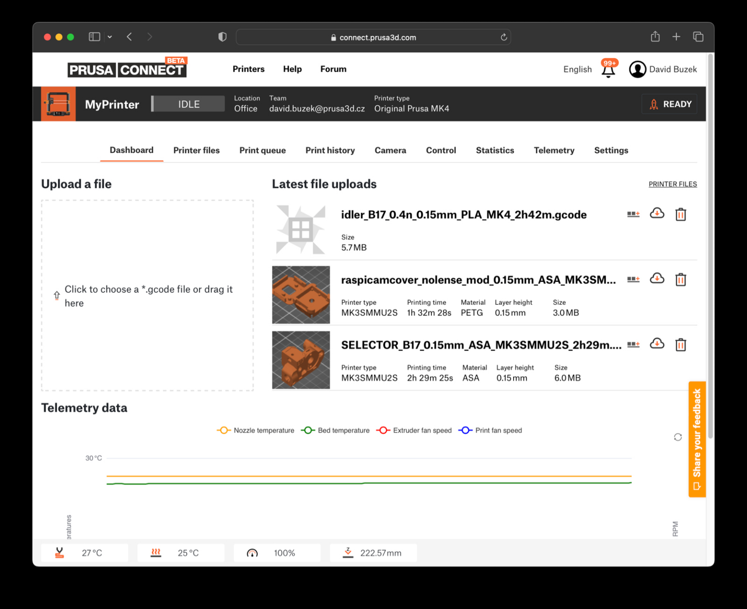 Adding the printer to Prusa Connect (XL firmware up to 4.7.5) | Prusa ...