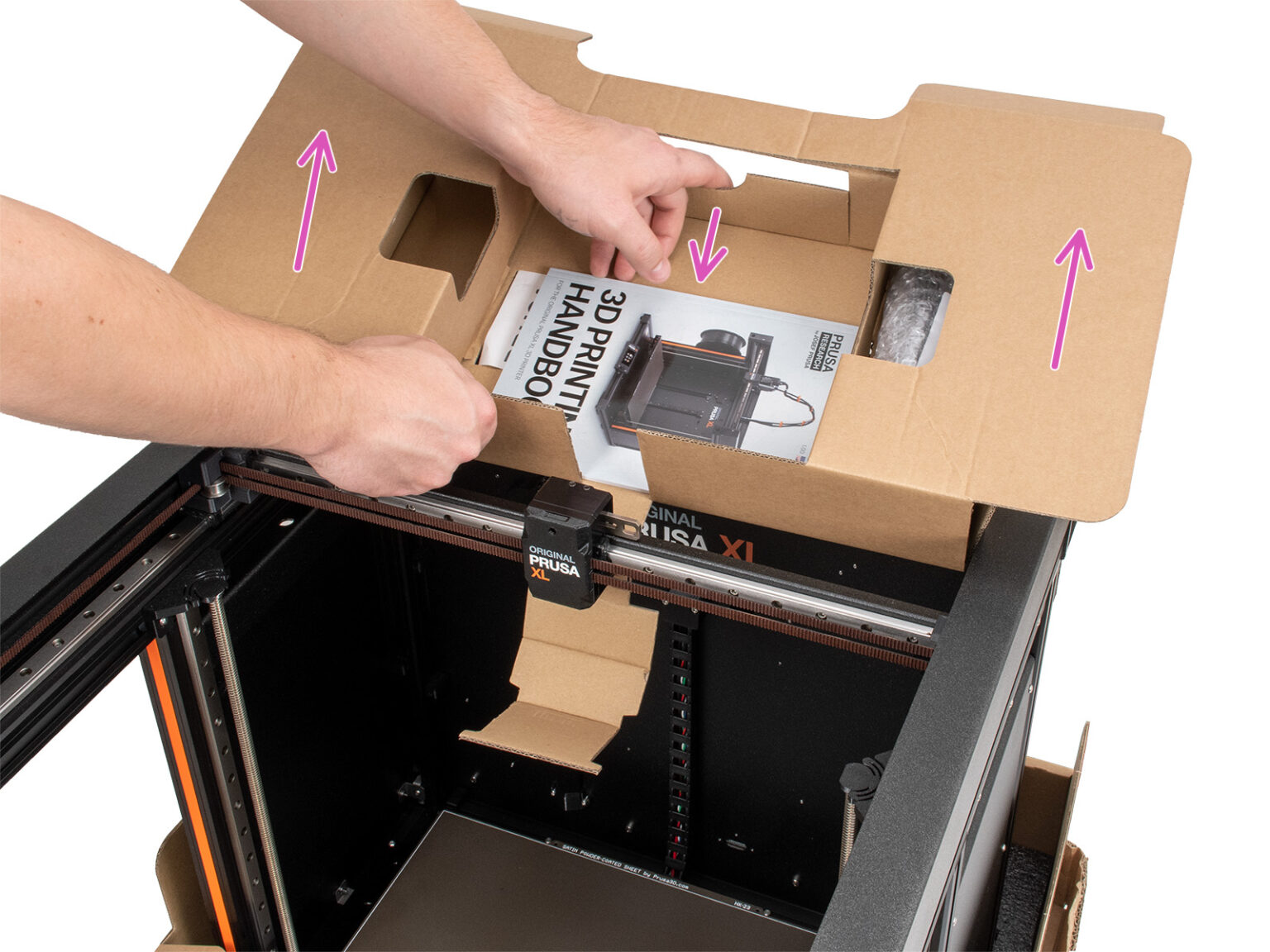 2. Printer unboxing | Prusa Knowledge Base