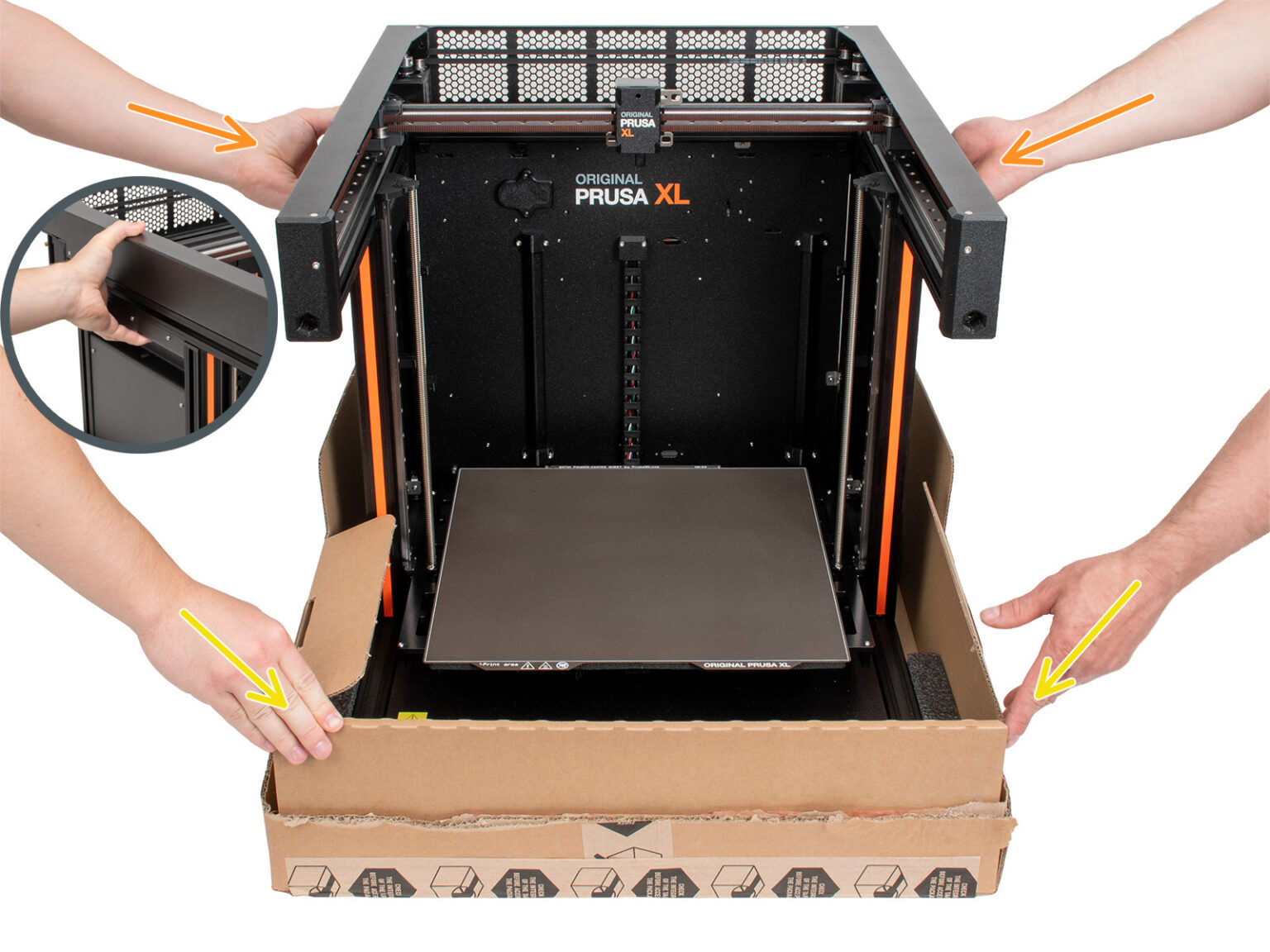 2. Printer unboxing | Prusa Knowledge Base