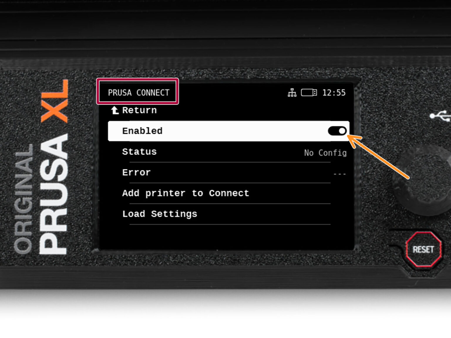 Adding the printer to Prusa Connect (XL firmware up to 4.7.5) | Prusa Knowledge Base