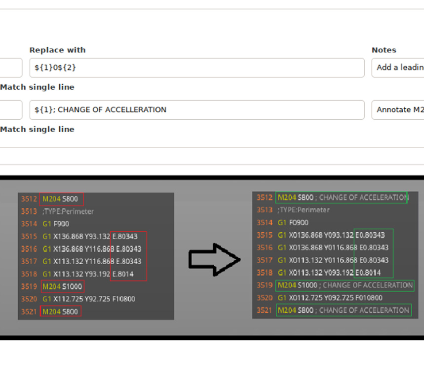 G-code substitutions | Prusa Knowledge Base