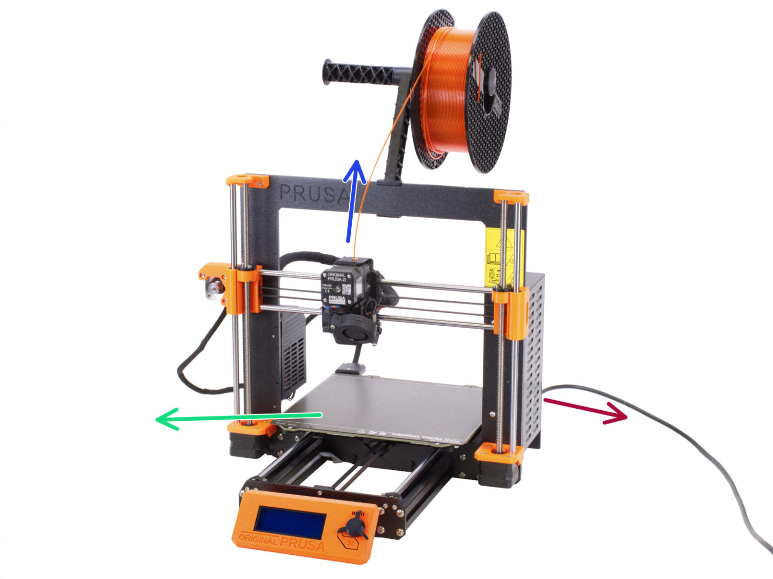 2C. Preparing the printer (MK3S+ Black PSU) | Prusa Knowledge Base