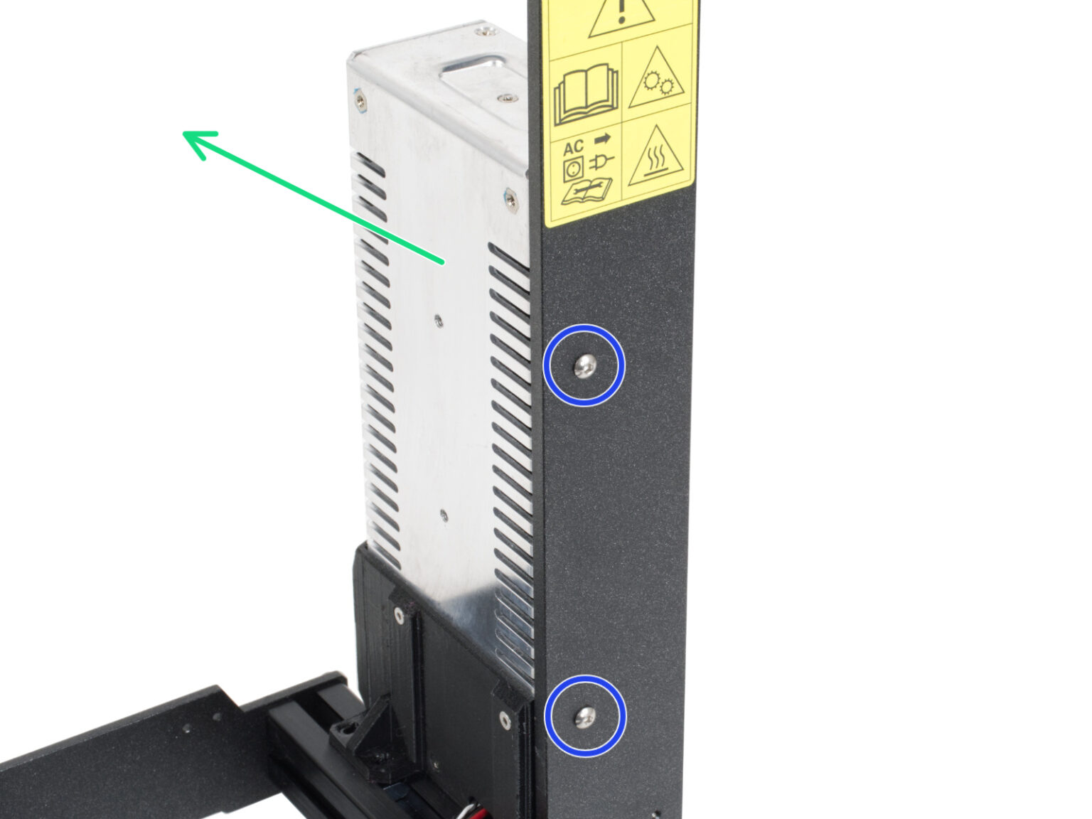 How to replace the silver PSU with the black PSU | Prusa Knowledge Base