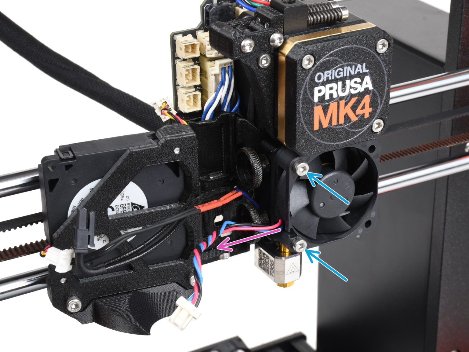 How to replace a hotend fan (MK4 / MK3.9) | Prusa Knowledge Base