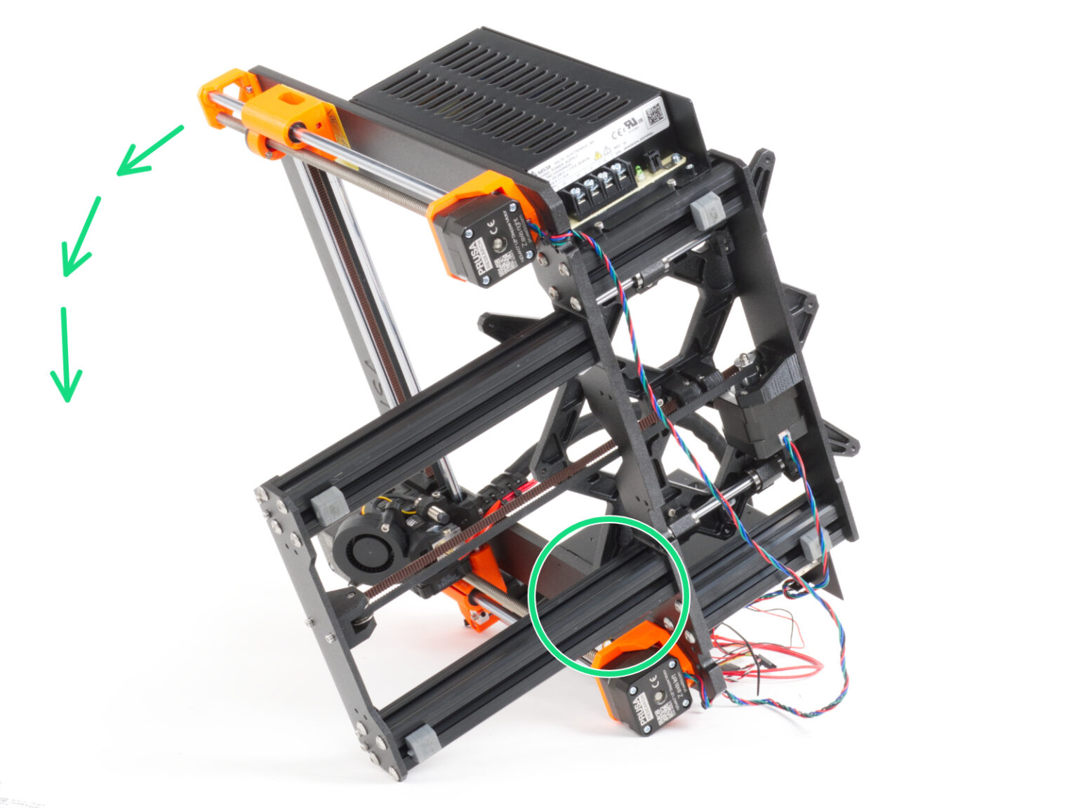 5. xLCD & PSU assembly | Prusa Knowledge Base