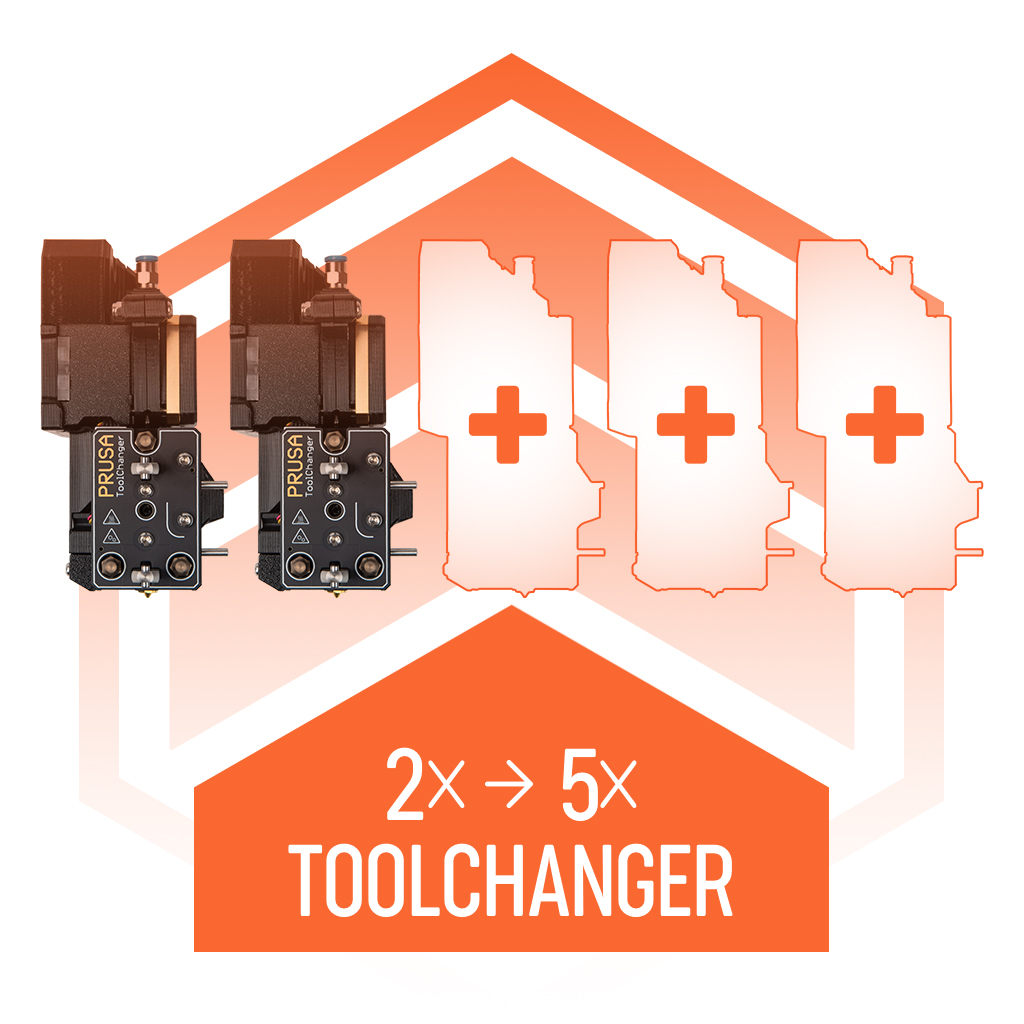 Original Prusa XL Dual-Head to Five-Head Upgrade | Prusa Knowledge Base