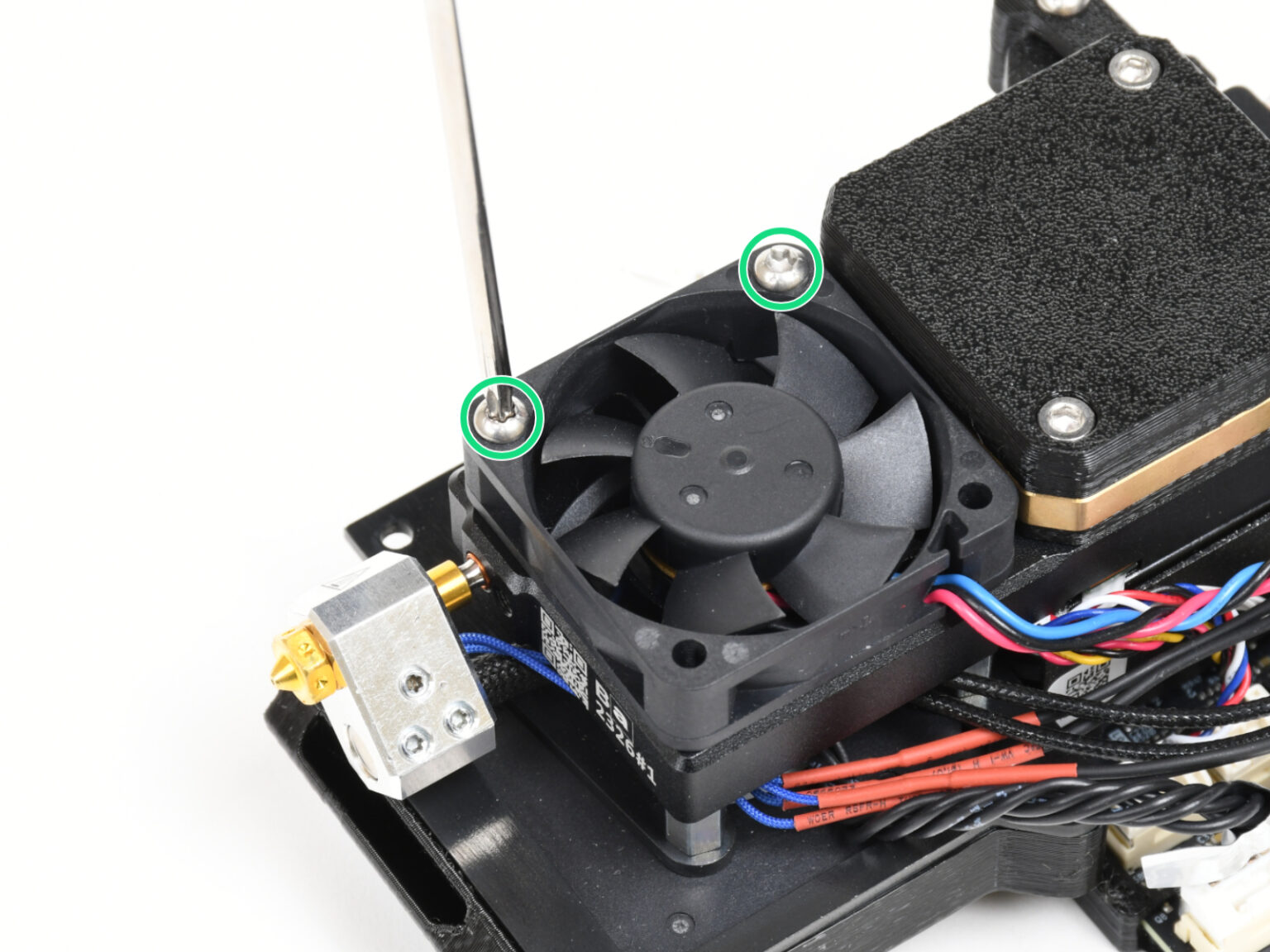 How to replace the hotend fan (XL Multi-tool) | Prusa Knowledge Base