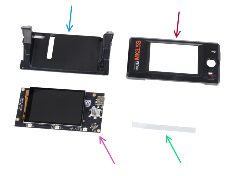 5. xLCD & PSU assembly | Prusa Knowledge Base