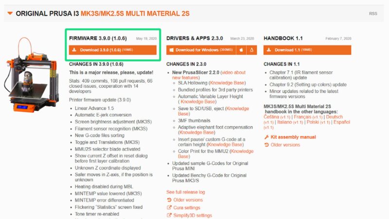 Firmware updating (MMU2S) | Prusa Knowledge Base