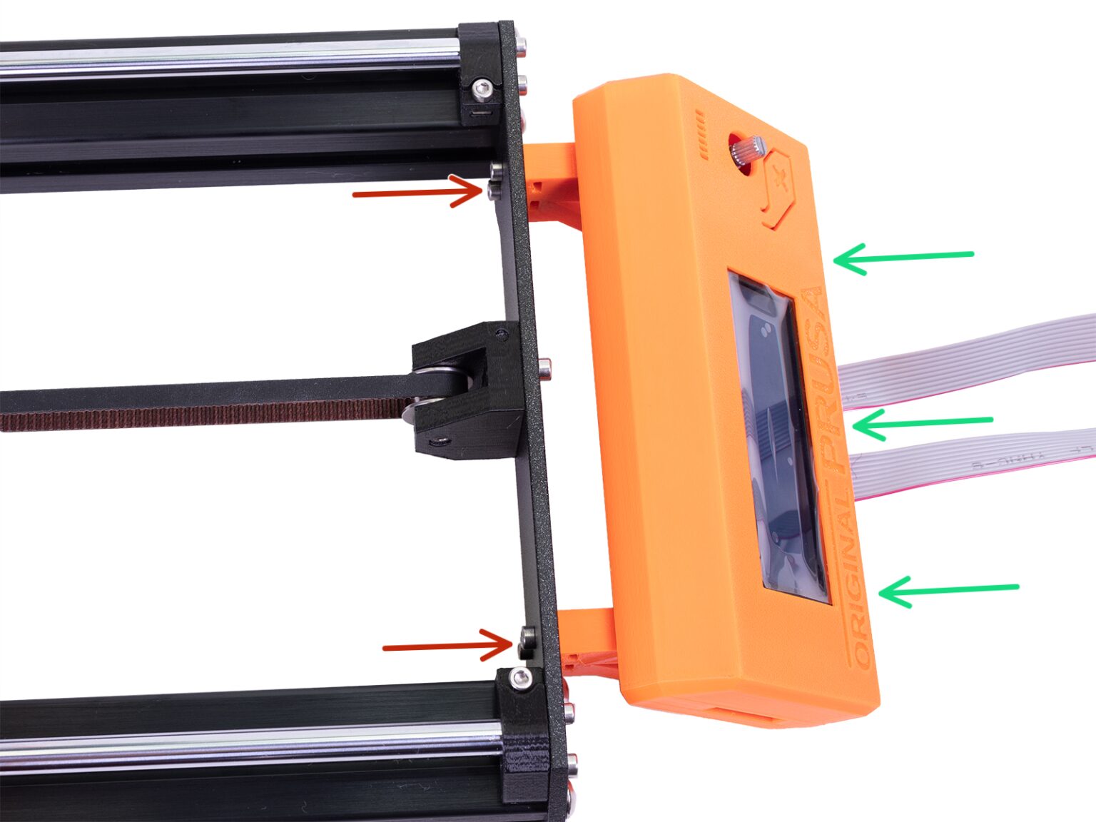 6. LCD assembly | Prusa Knowledge Base