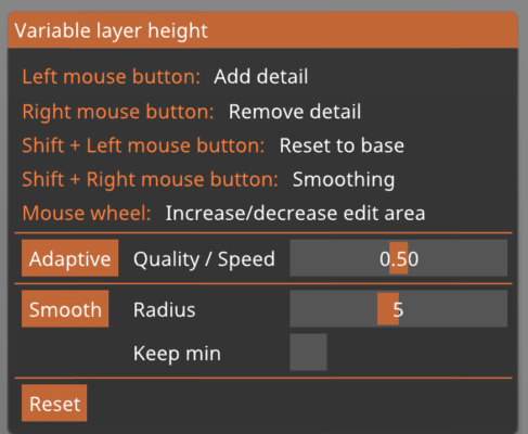 Variable layer height function | Prusa Knowledge Base