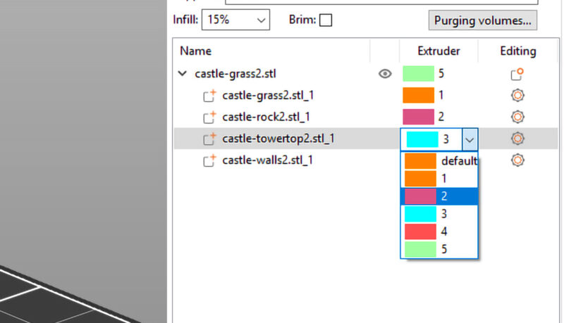 Assigning tools / colors / extruders | Prusa Knowledge Base