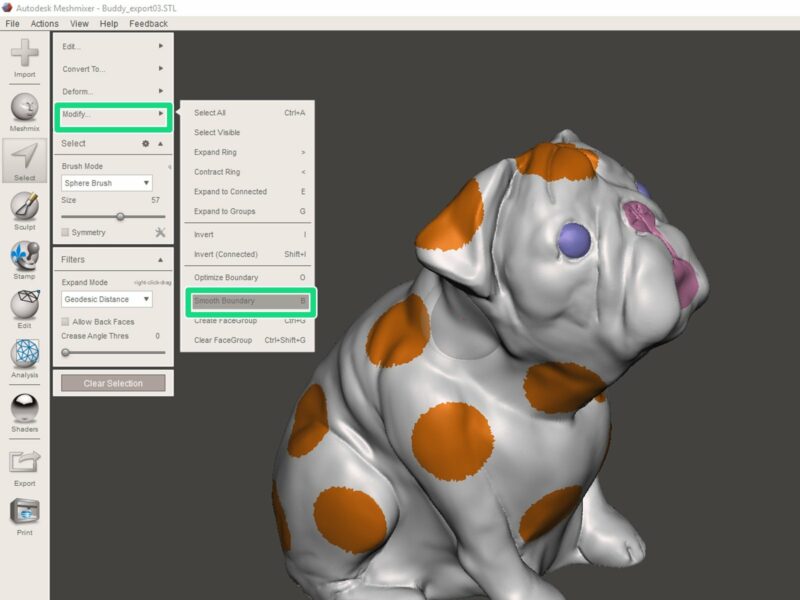 Splitting STL using MeshMixer | Prusa Knowledge Base