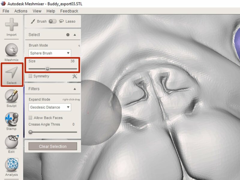 Splitting STL using MeshMixer | Prusa Knowledge Base
