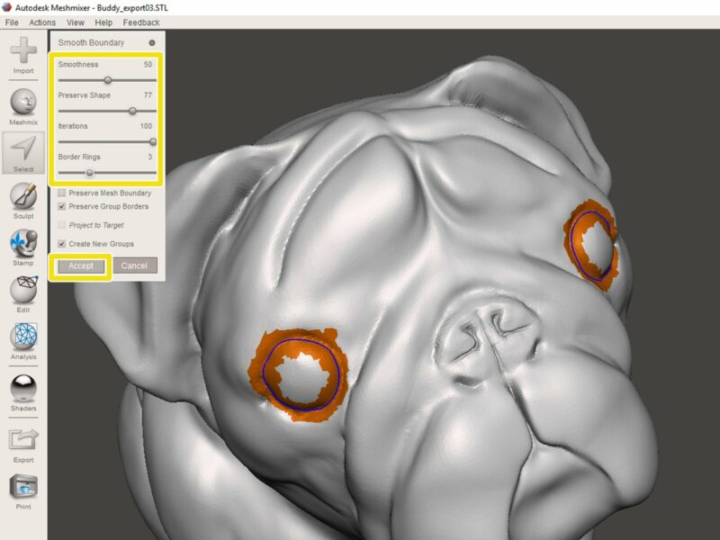 Splitting STL using MeshMixer | Prusa Knowledge Base