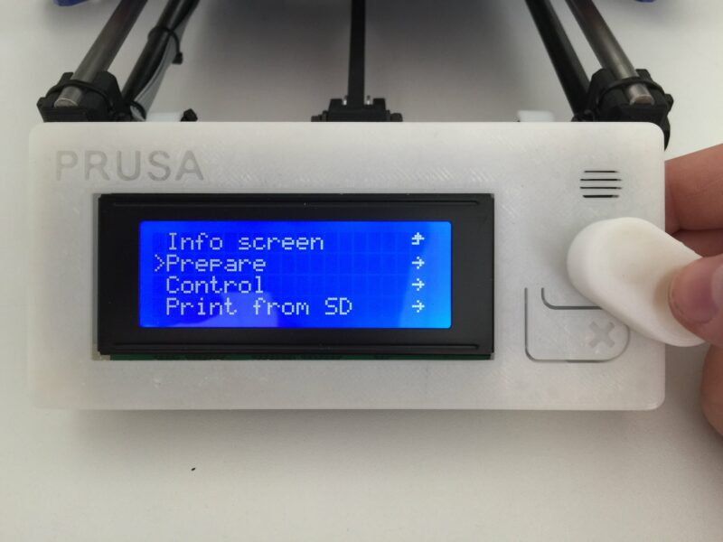 Prusa Knowledge Base | Calibrate i3 Plus LCD/SD