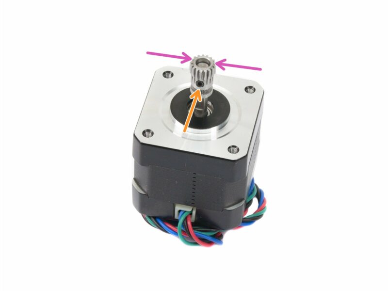 Prusa Knowledge Base | 5. Zusammenbau der E-Achse (Spiralwicklung)
