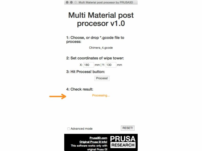 Multi Material Post Processor Troubleshooting | Prusa Knowledge Base