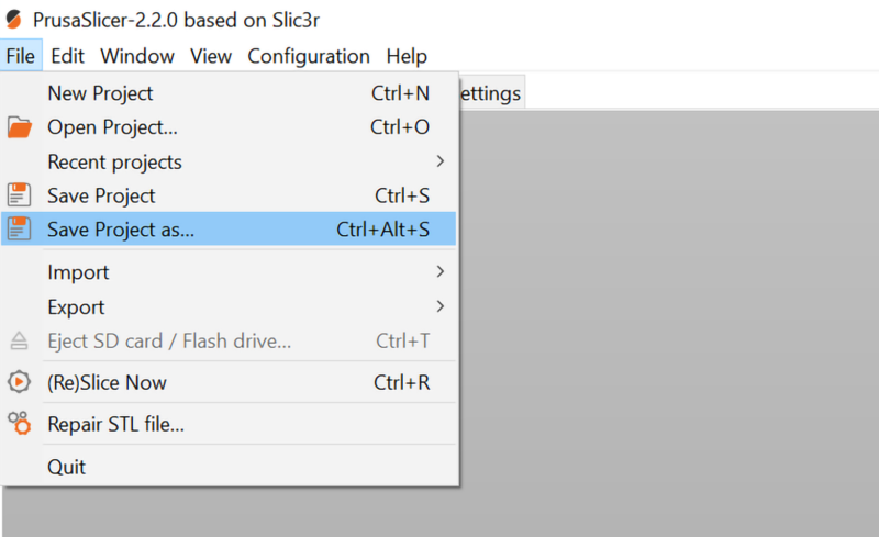 Saving projects as 3MF | Prusa Knowledge Base